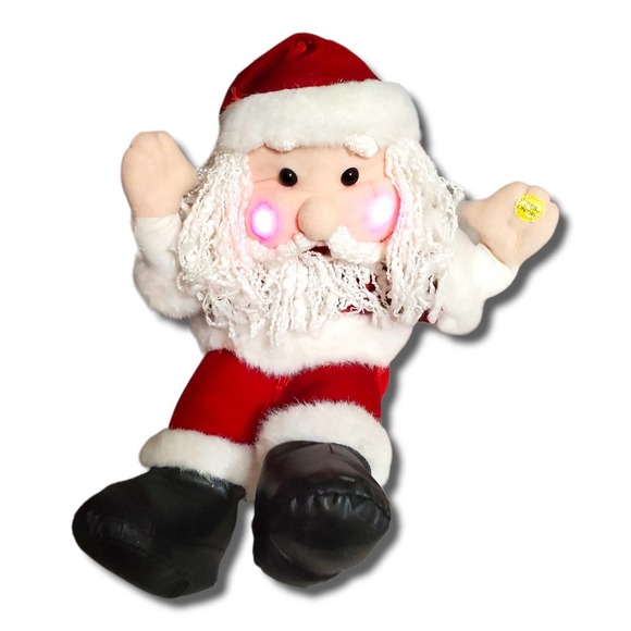 Gemmy | Holiday | Gemmy Laughing Santa Clause Animated Chuckles Lights ...